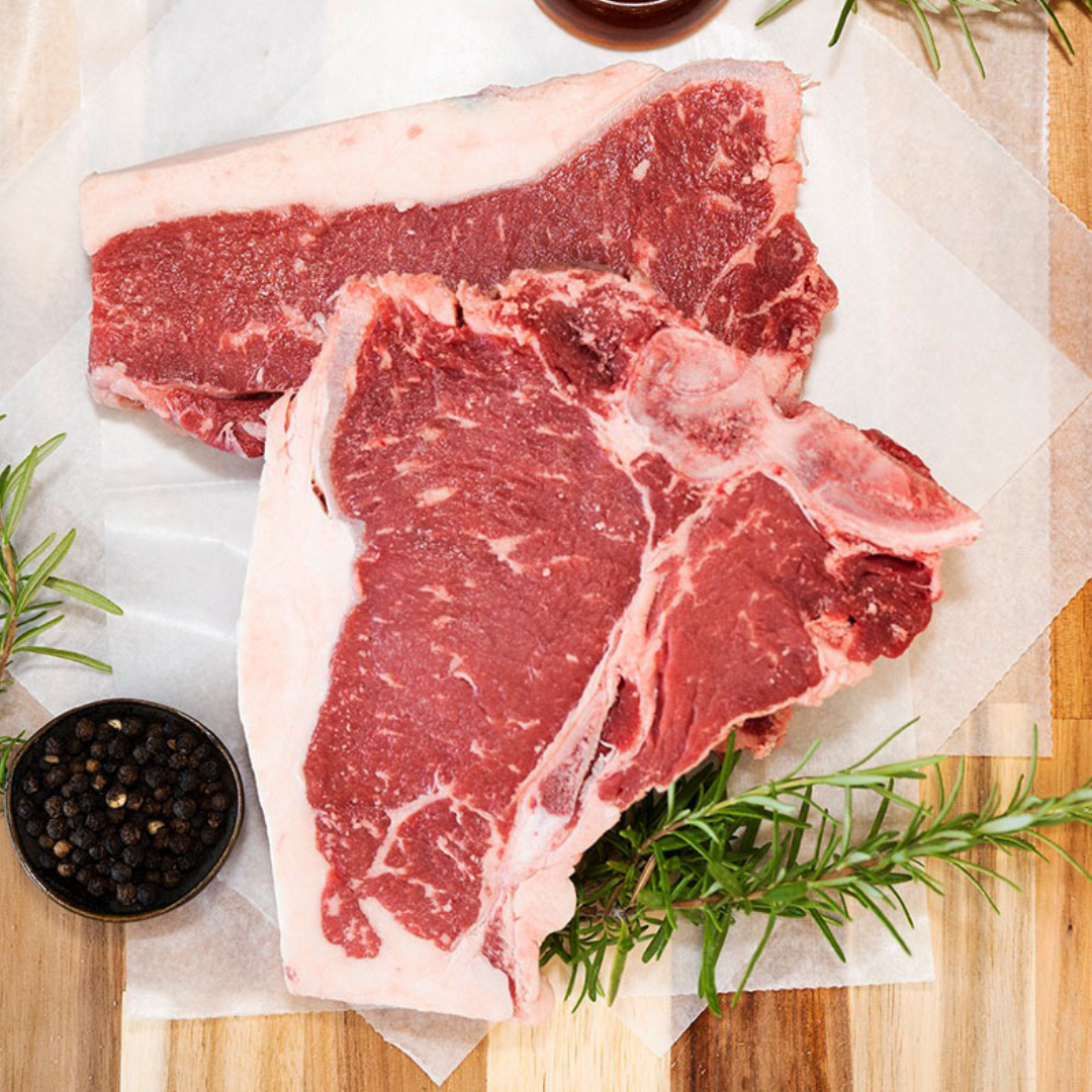 T-Bone Steak (2-pack) – Mullet Black Angus